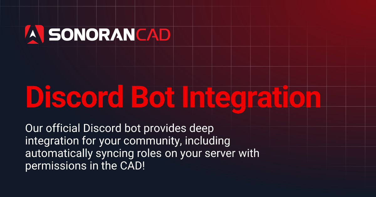 Discord Bot Integration | Sonoran Software Documentation