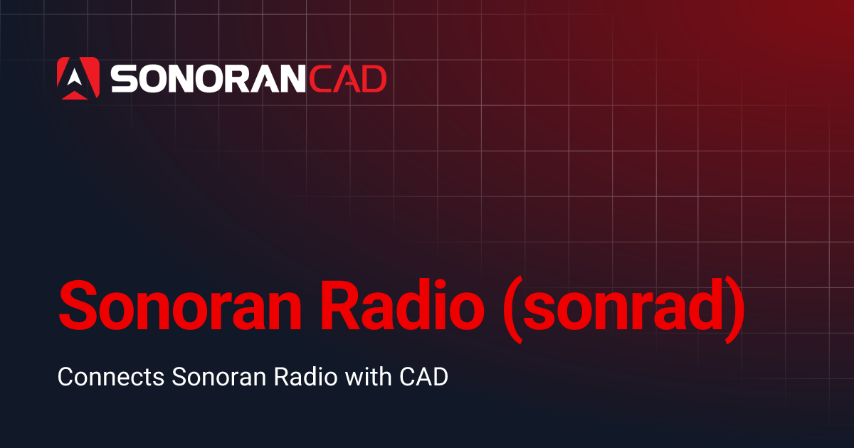 Sonoran Radio (sonrad) | Sonoran Software Documentation