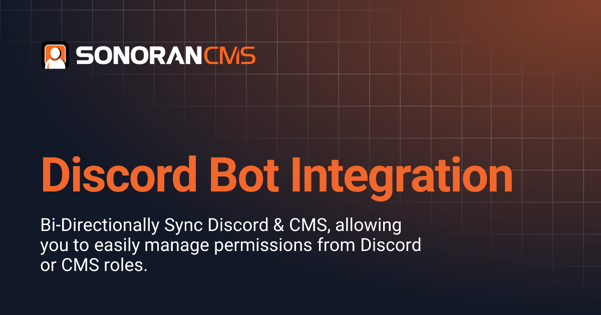 Discord Bot Integration | CMS | Sonoran Software Documentation