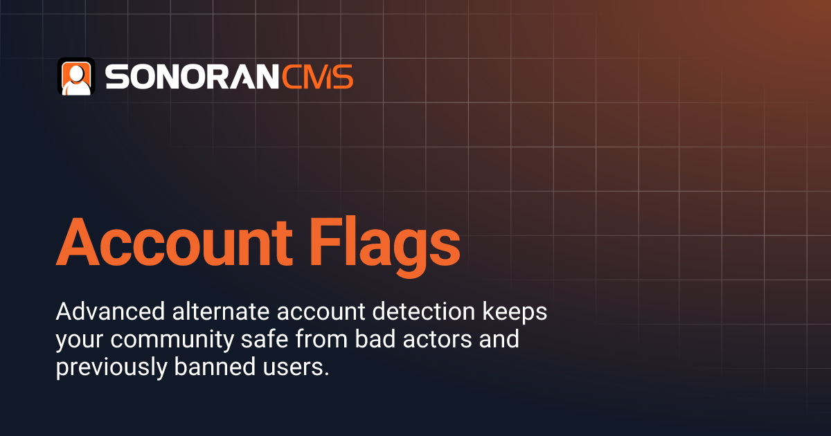 Account Flags | CMS | Sonoran Software Documentation