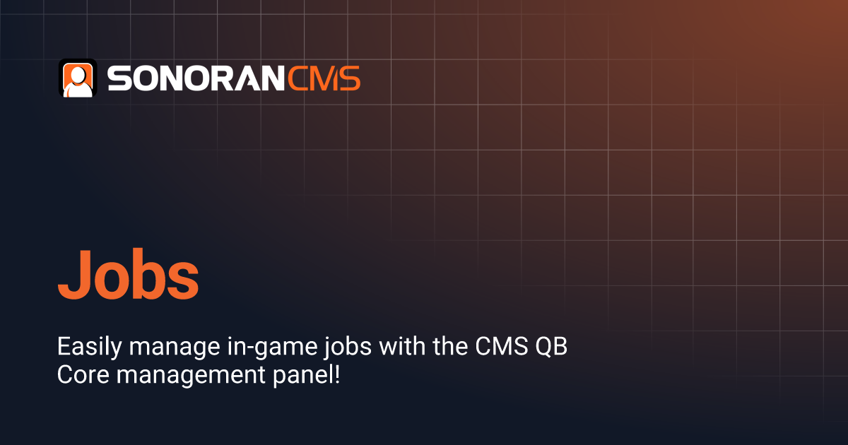 Jobs | Sonoran Software Documentation